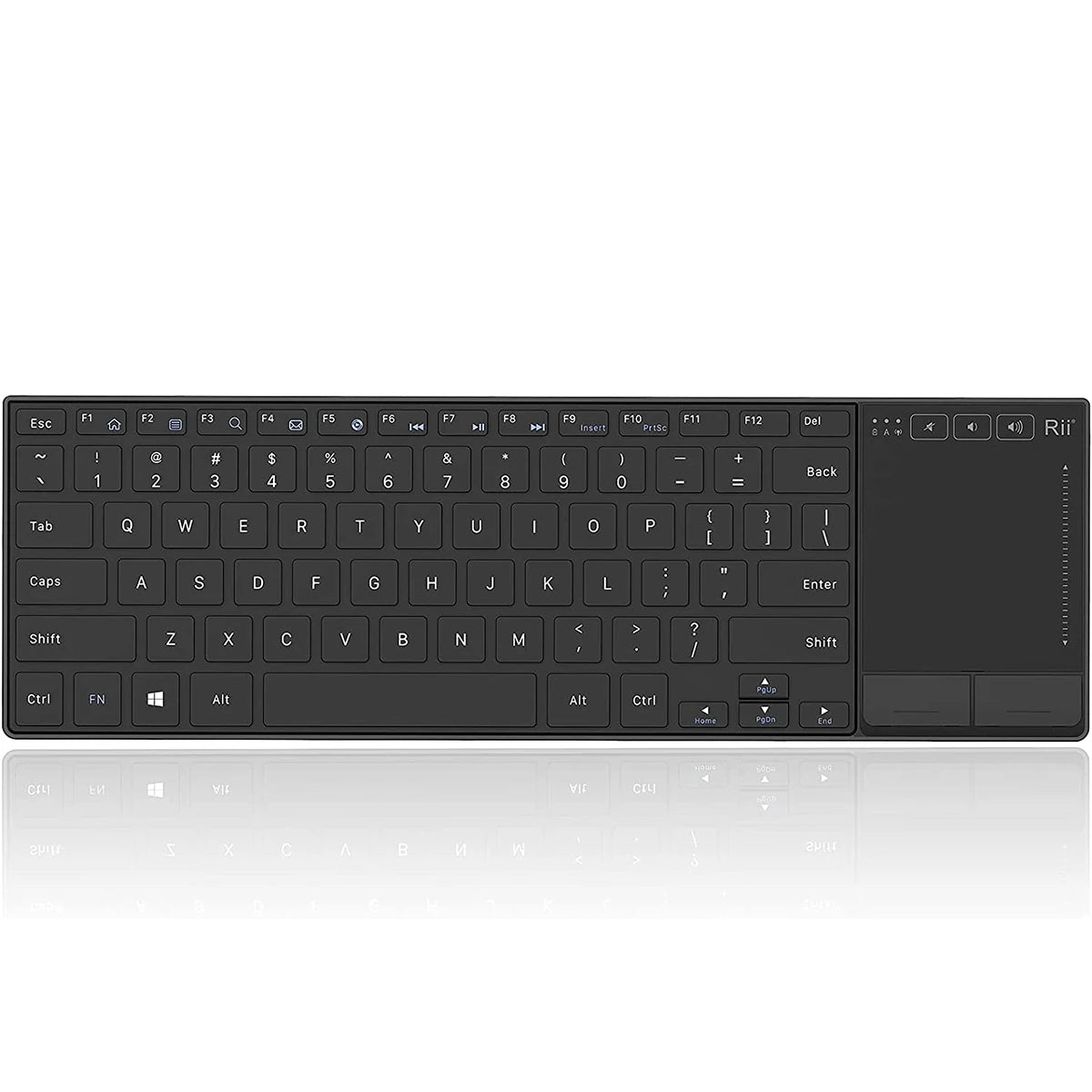Compact Wireless Keyboard with Multi-Touch Touchpad for Seamless Control