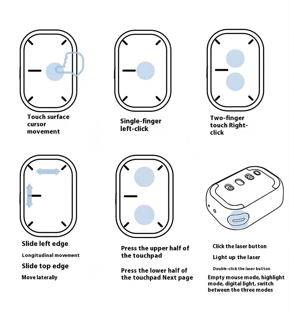 Air Nova | The Ultimate Detachable Smart Remote Mouse for Work